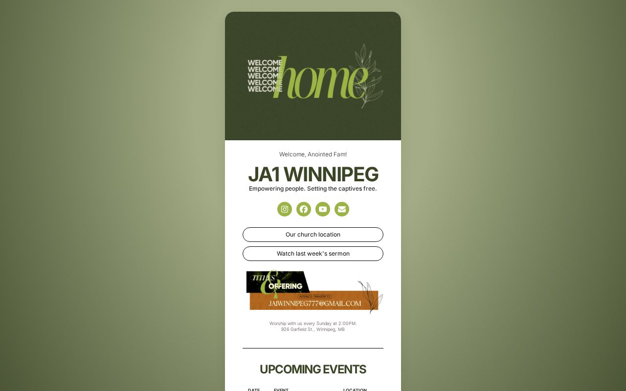 JA1 Winnipeg